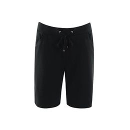 Hajo Damen Jogginghose "Shorts", schwarz, Gr. S, Obermaterial: 62% Baumwolle CO. 38% Polyester PES., Hosen