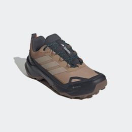 adidas terrex Herren Wanderschuh "TERREX SKYCHASER AX5 GORE-TEX E", Gr. 43, orange, Synthetik, Textil, Schuhe, wasserdicht