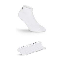Fila Damen Sneakersocken "UNISEX INVISIBLE PLAIN SOCKS", Gr. 43, wei&szlig;, Baumwollmischung, unifarben, Socken, mit Logo-Schriftzug