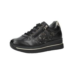 Nero Giardini Damen Sneaker "Nero Giardini Sneaker Leder", Gr. 36, schwarz, Leder, Schuhe