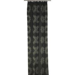 Vorhang WIRTH, B:132cm H:225cm, grau, Baumwolle, Polyester, Wohnzimmer, Gardinen, "Chianti"