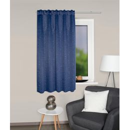 Vorhang HEINE HOME, B:135cm H:175cm, blau, Polyester, Gardinen