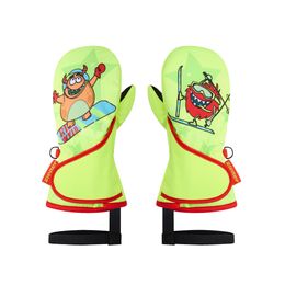 Ziener Kinder F&auml;ustlinge "LEMMI-Z glove mini", gelb, Gr. 1,5, Obermaterial: 100% Polyester; Innenseite: 100% Polyester; Futter: 100% Polyester;