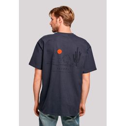 F4NT4STIC Herren T-Shirt "Oversize Escape Discover the World Savannah", blau, Gr. XS, Obermaterial: 100% Baumwolle, Shirts, Discover the World