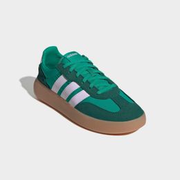 Sneaker "BARREDA DECODE", adidas Sportswear, Gr. 38,5, grün, Leder, Schuhe, Design auf den Spuren des adidas Handball Spezial