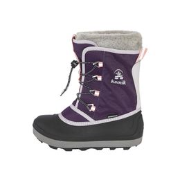 Kamik Jungen Winterstiefel "CASCADE", Gr. 28mauve, Synthetik, Schuhe, wasserdicht und gefüttert, wärmend, Winterboots, Winterschuhe