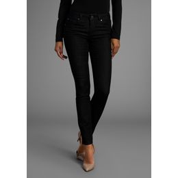 Arizona Damen Skinny-fit-Jeans "Shaping", schwarz, Basic, Gr. 34, Jeans, Obermaterial: 79% Baumwolle, 19% Polyester, 2% Elasthan, Jeans, skinny