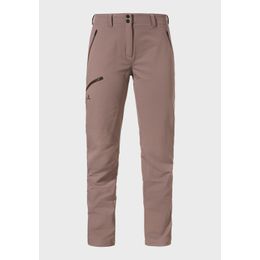 Sch&ouml;ffel SCH&Ouml;FFEL Damen Outdoorhose "Pants Ascona Warm L", lila, Gr. 36, Oberstoff: 56% Nylon, 34% Polyester, 10% Elasthan, Hosen