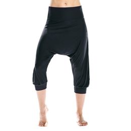 WINSHAPE Damen Haremshose "HP201LS", schwarz, Gr. L, 85% Polyester, 15% Elasthan, Hosen, Functional Soft and Light