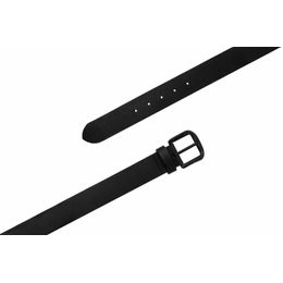 Replay Herren Lederg&uuml;rtel, schwarz, Gr. 95, Rindsleder, G&uuml;rtel