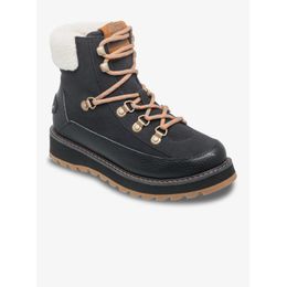 Roxy Damen Winterboots "AZELIE", Gr. 41schwarz, Leder, Synthetik, Schuhe, Winterschuhe, Winterstiefel, Snowboots, wasserabweisend & gef&uuml;ttert