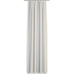 Gardine WIRTH, B:450cm H:175cm, grau, Polyester, Wohnzimmer, Gardinen, "28066", Store - Faltenband 1:3