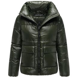 Navahoo Damen Kurzjacke "Eispracht 14", grün, Gr. XXXL, Obermaterial: 100% Polyester, Innenfutter: 100% Polyester, Wattierung: 100% Polyester,