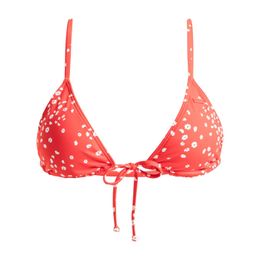 Roxy Damen Bandeau-Bikini-Top "Pt Beach Classics", rot, Gr. M, 85% Polyester, 15% Elasthan, Bikini-Oberteile