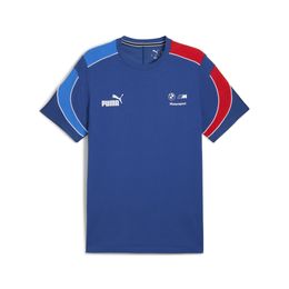 Puma Herren T-Shirt "BMW MMS MT7+ T-Shirt Herren", blau, Gr. XXL, clean, Obermaterial: 100% Baumwolle; Rippe: 71% Baumwolle, 29% Polyester; Hinterer