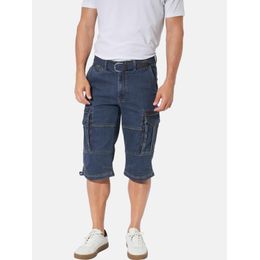 Babista Herren Longbermudas "Jeansbermuda ISANDRO", blau, Gr. 54, Obermaterial: 98% Baumwolle CO. 2% Elasthan EL., Hosen