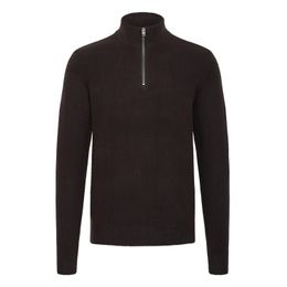 Casual Friday Herren Troyer "Troyer CFHeine", schwarz, Gr. M, Obermaterial: 65% Polyacryl PAN. 27% Nylon NY. 5% Wolle mw. 3% Polyester PES., Pullover