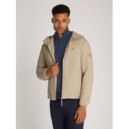 Tommy Hilfiger Herren Kurzjacke "TECH PACKABLE HOODED JACKET", gr&uuml;n, Gr. L, unifarben, Web, Obermaterial: 100% Polyamid, Jacken, mit Logostickerei