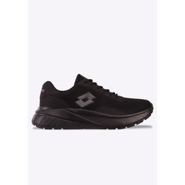 Lotto Damen Sneaker, Gr. 41, schwarz, Synthetik, Textil, Schuhe