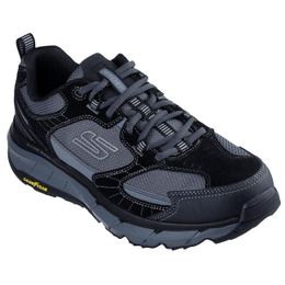 Skechers Damen Sneaker "Skechers D'LUX PRO", Gr. 40, schwarz, Leder, Schuhe, Schnürschuh mit rutschhemmender Goodyear Laufsohle