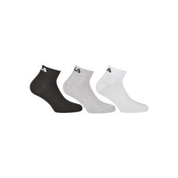 Fila Herren Sneakersocken "Socken 3er Pack", Gr. 35, schwarz-weiß, Obermaterial: 75% Baumwolle CO. 23% Polyester PES. 2% Elasthan EL., Socken