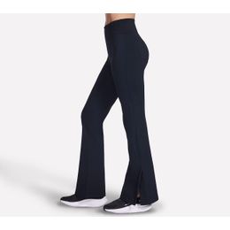 Skechers Damen Funktionshose "THE GOWALK RIB MIX PANT", schwarz, Gr. XS, Obermaterial: 88% Nylon, 12% Elasthan, Hosen