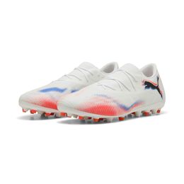 Puma Damen Fu&szlig;ballschuh "FUTURE 8 MATCH MG Low Fu&szlig;ballschuhe Erwachsene", Gr. 44,5, schwarz-wei&szlig;, Obermaterial: Textil, Synthetik; Futter: Textil,