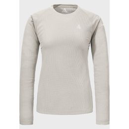 Sch&ouml;ffel SCH&Ouml;FFEL Damen Sweatshirt "Mountain Longsleeve Style Blaueis WMS", beige, Gr. 46, Oberstoff: 100% Polyester, Sweatshirts