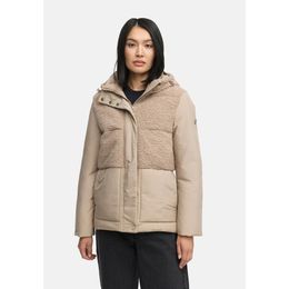 Marikoo Damen Winterjacke "Sheeta", beige, Gr. XXXL, Obermaterial: 100% Polyester; Futter: 100% Polyester; Wattierung: 100% Polyester; Ärmelfutter: