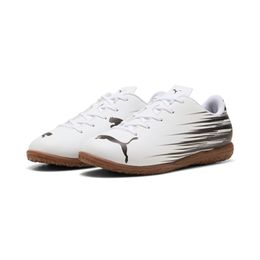 Puma Kinder Fu&szlig;ballschuh "ATTACANTO II IT JR", Gr. 35, schwarz-wei&szlig;, Synthetik, bedruckt, Schuhe, f&uuml;r Halle und Stra&szlig;e