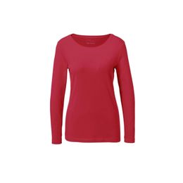 GOLDNER Damen Kurzarmshirt "Kurzgr&ouml;&szlig;e Basic T-Shirt aus reiner Baumwolle", rot, Gr. 22, Obermaterial: 100% Baumwolle CO., Shirts