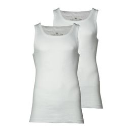 Tom Tailor Herren Unterhemd "Unterhemd 2er Pack", Gr. XL, wei&szlig;, Obermaterial: 100% Baumwolle CO., Unterhemden