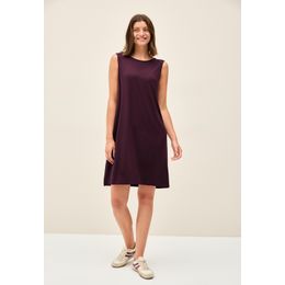 Cecil Damen Jerseykleid, rot, Gr. L, unifarben, Stoff, 95% Viskose, 5% Elasthan, Kleider, in Unifarbe