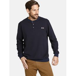 Jan Vanderstorm Herren Sweatshirt "Sweatshirt VILJAR", blau, Gr. L, Obermaterial: 100% Baumwolle CO., Shirts