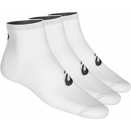 asics Herren Sportsocken, Gr. XL, wei&szlig;, Obermaterial: 69% Baumwolle, 24% Polyester, 5% Polyamid, 2% Elasthan, Socken