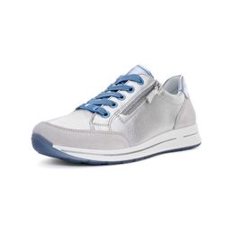 Ara Damen Sneaker "Ara Sneaker Leder", Gr. 43, grau, Leder, Schuhe