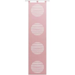 Neutex for you! Schiebegardine NEUTEX FOR YOU, B:57cm H:225cm, rosa, Scherli, Polyester, Wohnzimmer, Gardinen, "Padova", Inkl. Zubeh&ouml;r
