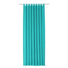 Vorhang WIRTH, B:172cm H:245cm, blau, Chenille, Polyacryl, Wohnzimmer, Gardinen, "Trondheim 234 g/m&sup2;"