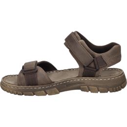 Josef Seibel Herren Sandale "Brendan 01, braun", Gr. 43, braun, Obermaterial: 100% Rindsleder Leather cow., Schuhe
