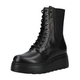 Nero Giardini Damen Schn&uuml;rstiefelette "Nero Giardini Stiefelette Leder", Gr. 40, schwarz, Leder, Schuhe