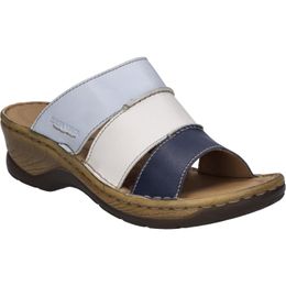 Josef Seibel Damen Clog "Catalonia 86, ocean-multi", Gr. 37, bunt, Obermaterial: 100% Rindsleder Leather cow., Schuhe