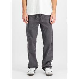 Herren Shorts "Basic Cotton Pants", grau, Gr. 30, Alpha Industries, Obermaterial: 100% Baumwolle, Hosen