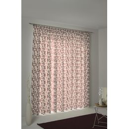 Vorhang Adam, B:145cm H:245cm, rot, Jacquard, Baumwolle (Bio-Baumwolle), Wohnzimmer, Gardinen, "Good Old Days", aus 100% Bio-Baumwolle