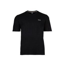 BOSS Herren T-Shirt "T-Shirt Waffle T-Shirt 1er Pack", schwarz, Gr. S, Obermaterial: 60% Baumwolle CO. 40% Polyester PES., Shirts