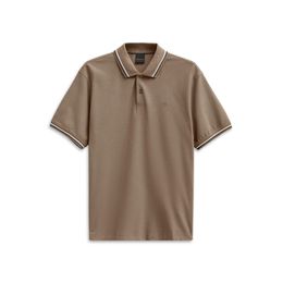 Bugatti Herren Poloshirt "Modern Fit", beige, Gr. XL, unifarben, 100% Baumwolle, Shirts, Basic Essential aus Baumwolle