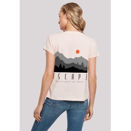 F4NT4STIC Damen T-Shirt "Escape Discover the World Forest Landscape", rosa, Gr. XXL, Obermaterial: 100% Baumwolle, Shirts, Discover the World