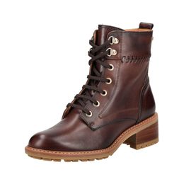 Pikolinos Damen Schn&uuml;rstiefelette "Pikolinos Stiefelette Leder", Gr. 38, braun, Leder, Schuhe