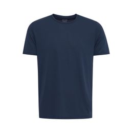 North Bend Herren T-Shirt "T-Shirt NBElwin", blau, Gr. M, unifarben, Obermaterial: 89% Polyester PES. 11% Elasthan EL., Shirts