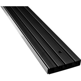 Gardinenschiene SN DECO GROUP, L:450cm T:8,95cm, schwarz, Kunststoff, Gardinenstangen, "Vorhangschiene SH (3)"