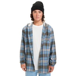 Quiksilver Herren Langarmhemd "Hooded Surf", blau, Gr. M, Obermaterial: 100% Walkfrottier;, Hemden